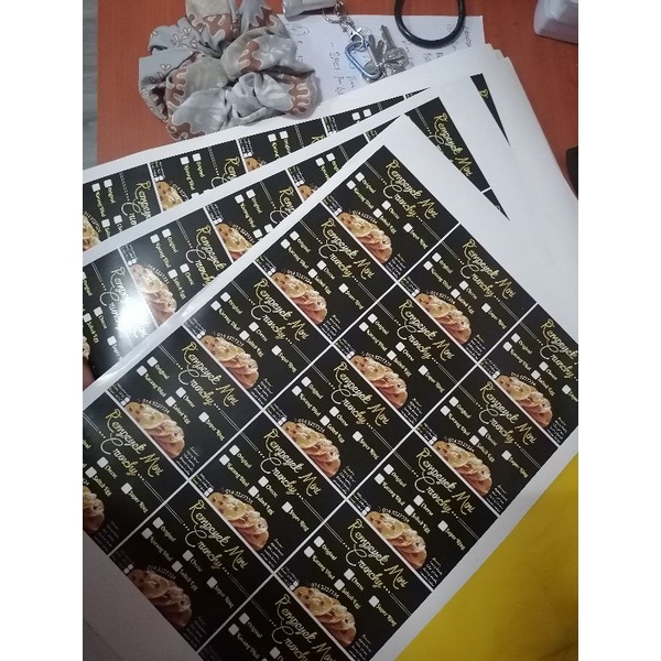 Custom made Label Sticker | Shopee Malaysia