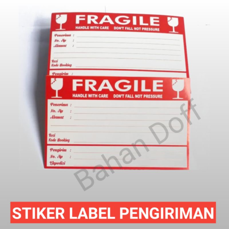 Custom box delivery Label stickers, online shop products, packing safe ...