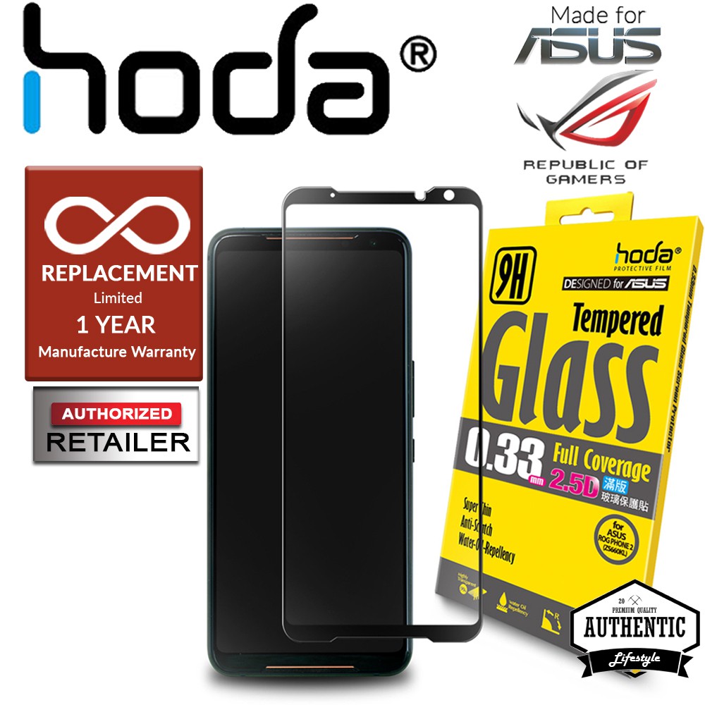 Hoda Tempered Glass for ASUS ROG 2 / ASUS ROG Phone 2 (ZS660KL) - 2.5D ...