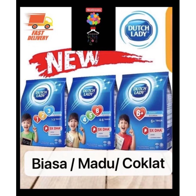 Dutch Lady/Dutch Baby 850g (0-12Bulan/6-18Bulan/123years/456years/6 ...