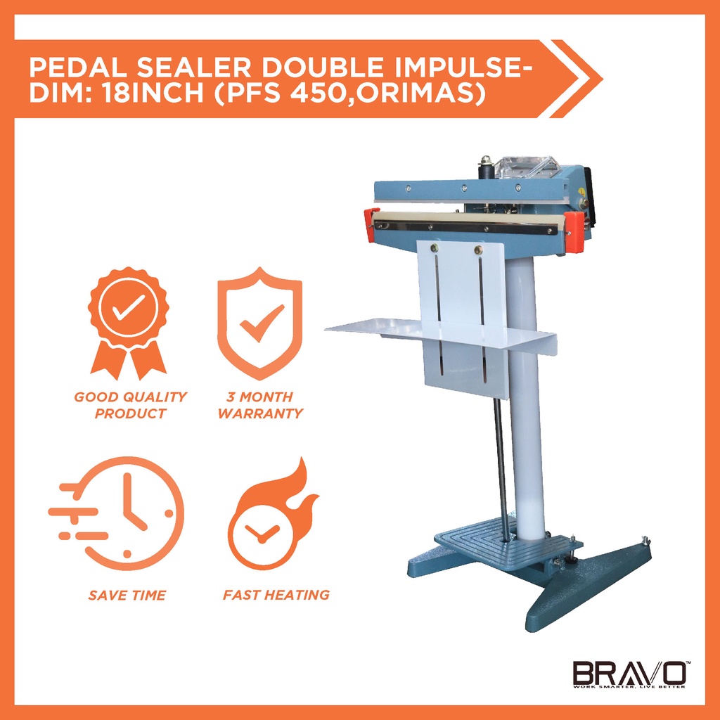 Pedal Sealer Step Foot Stamping Sealer Double Impulse Quick Sealing ...