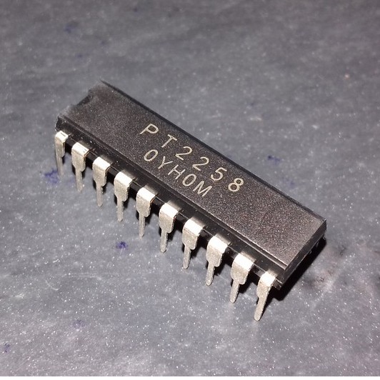 (1153) PT2258 PT2258-S 6-Channel Electronic Volume Controller IC DIP-20 ...