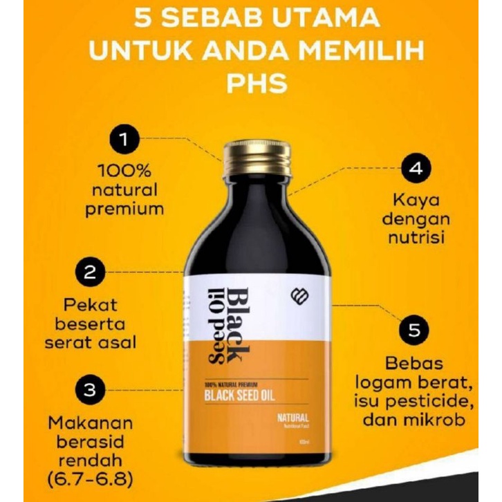 Pati Habbatussauda PHS / Blackseed Oil 100ml | Shopee Malaysia