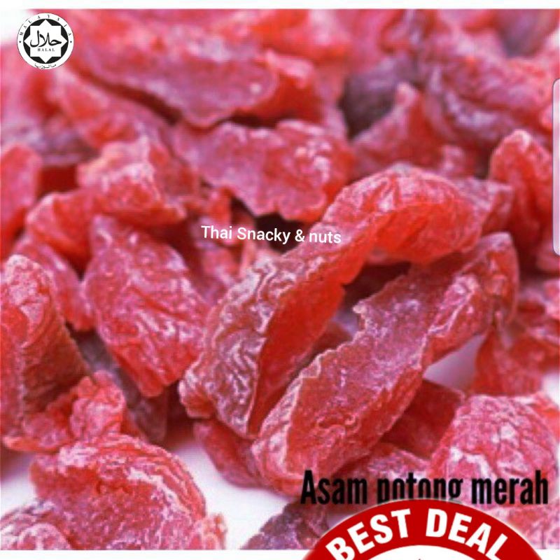 [24HR SHIP 💯] 200g/500g Asam Manis Potong Merah | Asam Kering 👉 Halal ...