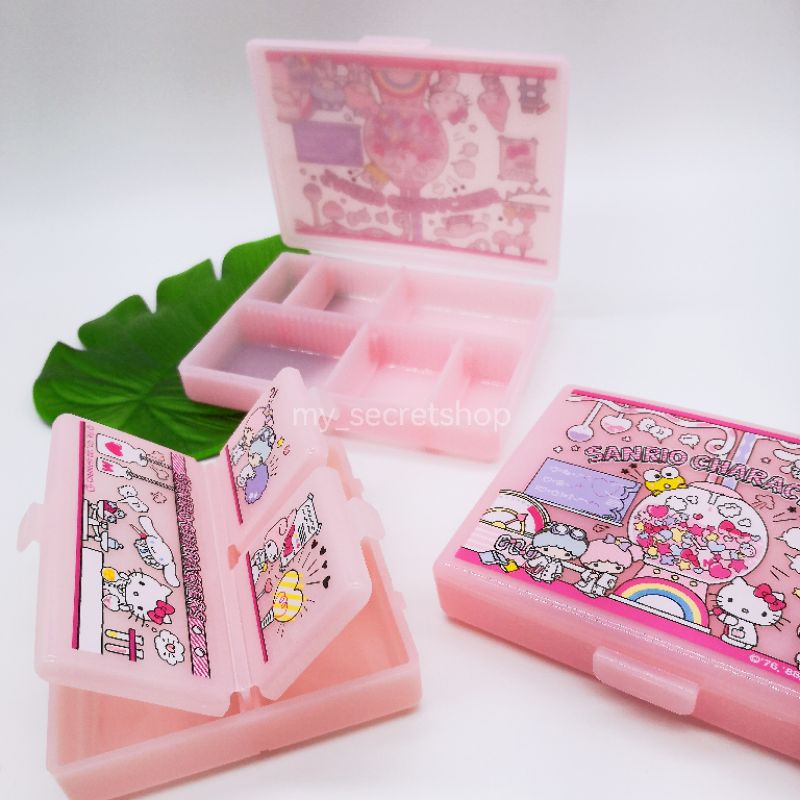 Sanrio Hello Kitty Pill Case Accessories Box Medicine Box | Shopee Malaysia