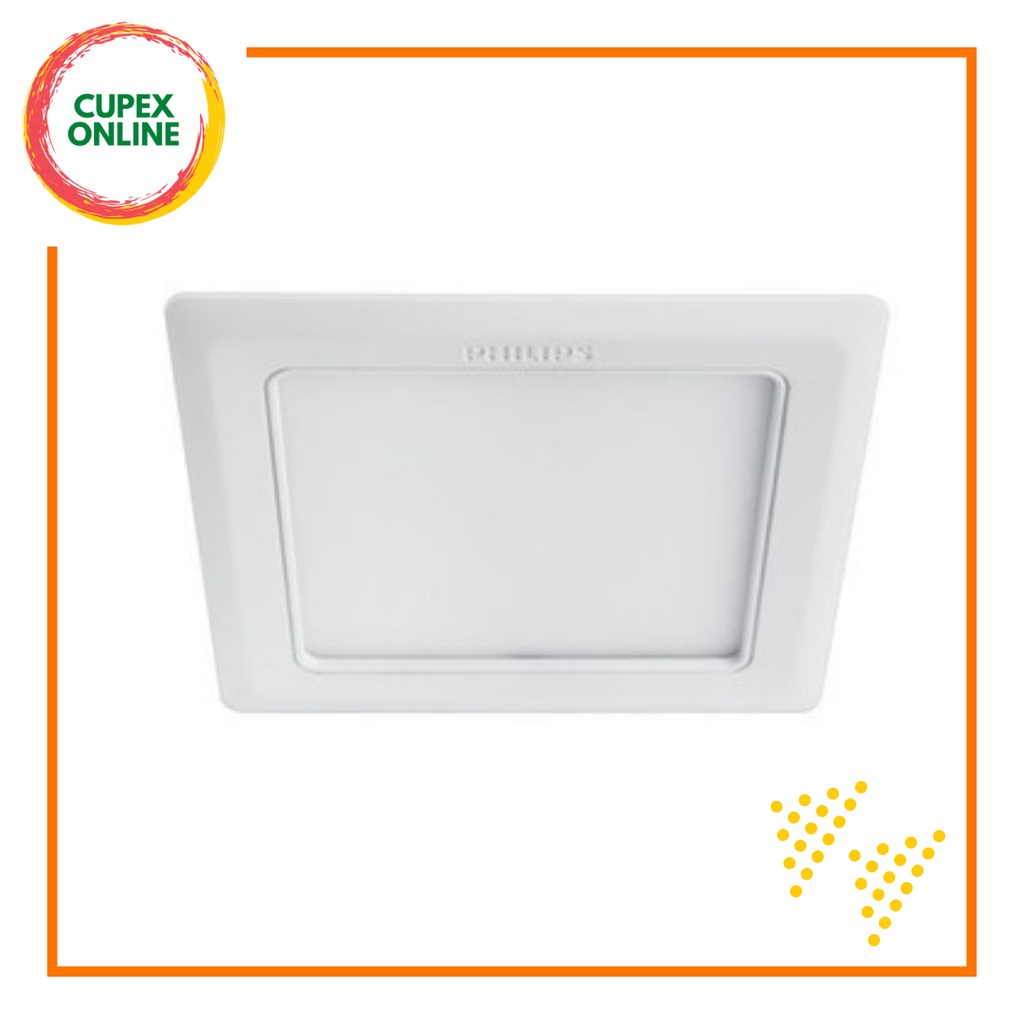 PHILIPS 59528 Marcasite 14W 6" Recessed LED Downlight Square (3000K ...