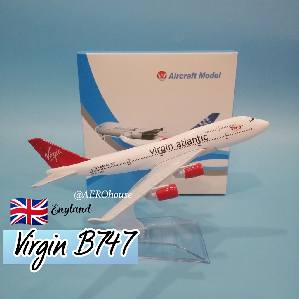 Latest Aeroplane/104 Aircraft Model- Virgin B747 (England Airlines) in ...