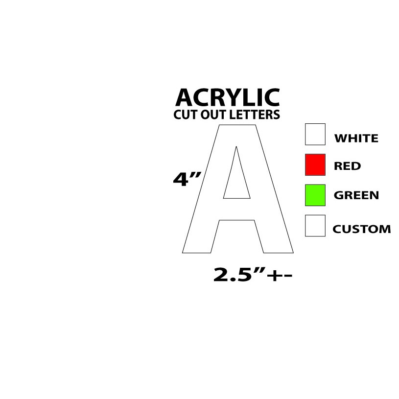 3D ACRYLIC CUTTING LETTERS / ACRYLIC CUT OUT WORDING / 2D WORDING / 3D ...