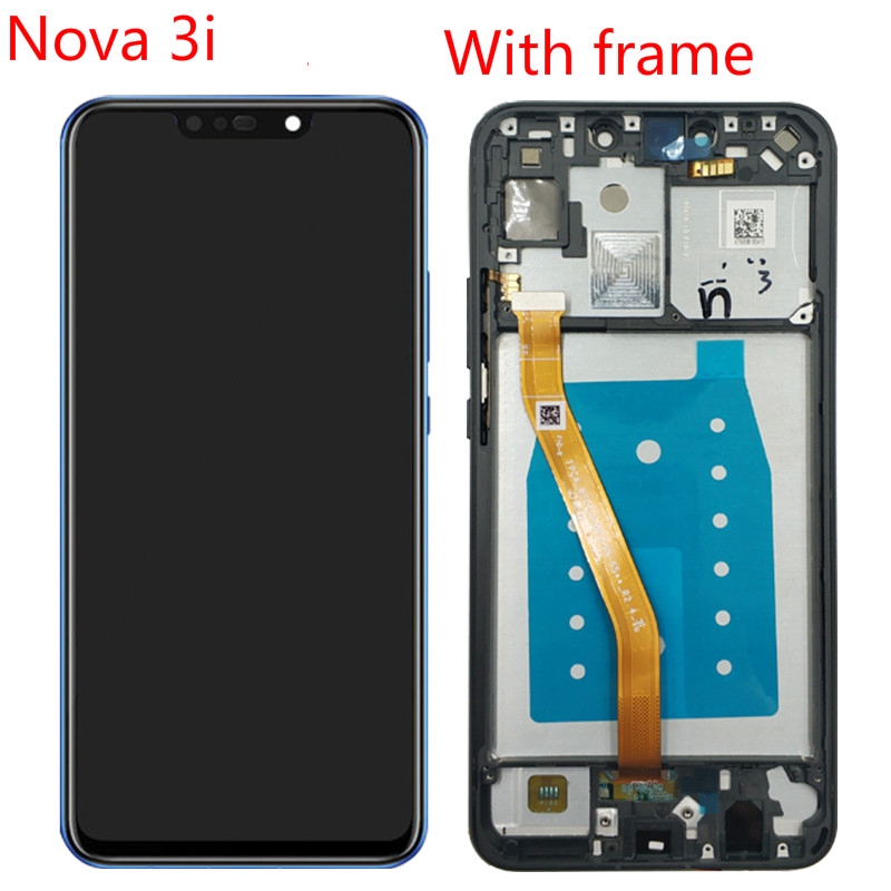 For Huawei nova 3i LCD With Frame 6.3" Huawei Nova 3i INE-LX1 INE-LX2 ...