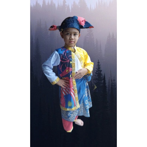 Busana Traditional Melayu Merdeka / Baju Layang Kanak2 | Shopee Malaysia