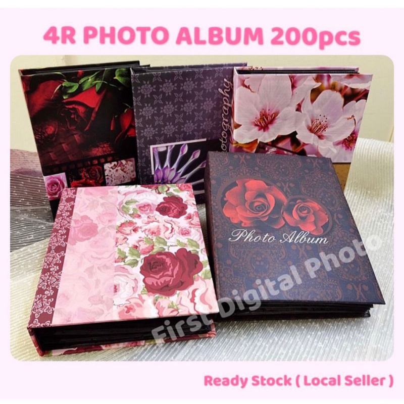 Album Gambar 4R Photo Album 200pcs Pocket with Cover Box | Shopee Malaysia