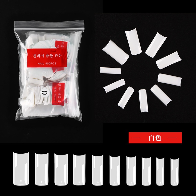 100-500pcs Nail Extension Tips False Full Tips/Half Tips Nails DIY Nail ...