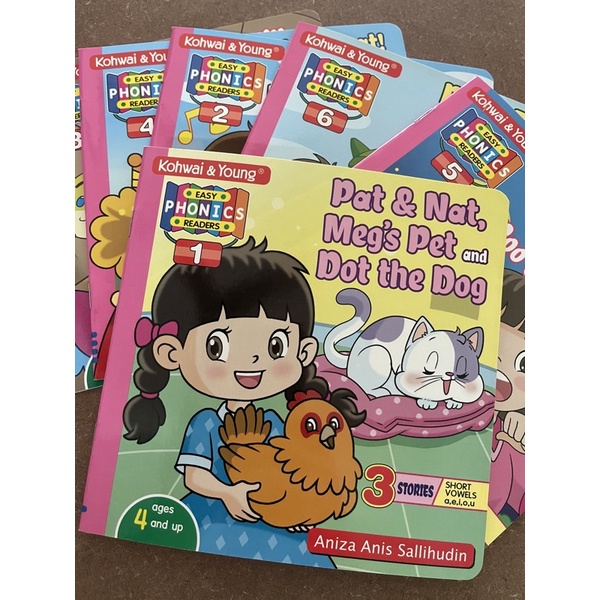 Easy Phonics Reader • 6 Books / Set ( Ages 4 + )📚 | Shopee Malaysia