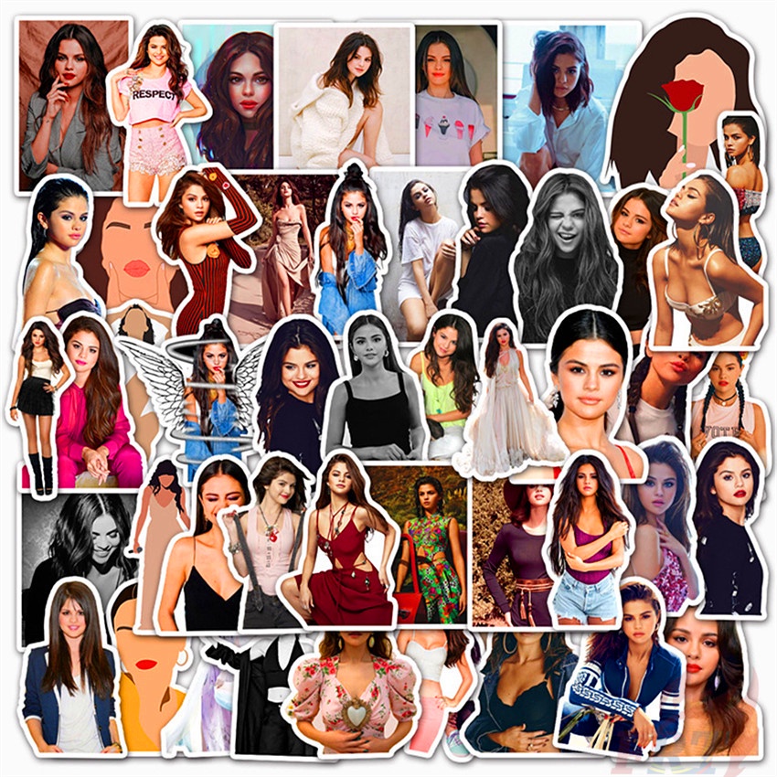 Selena Gomez Series 02 - POP Actress Singer Stickers 50Pcs/Set DIY ...