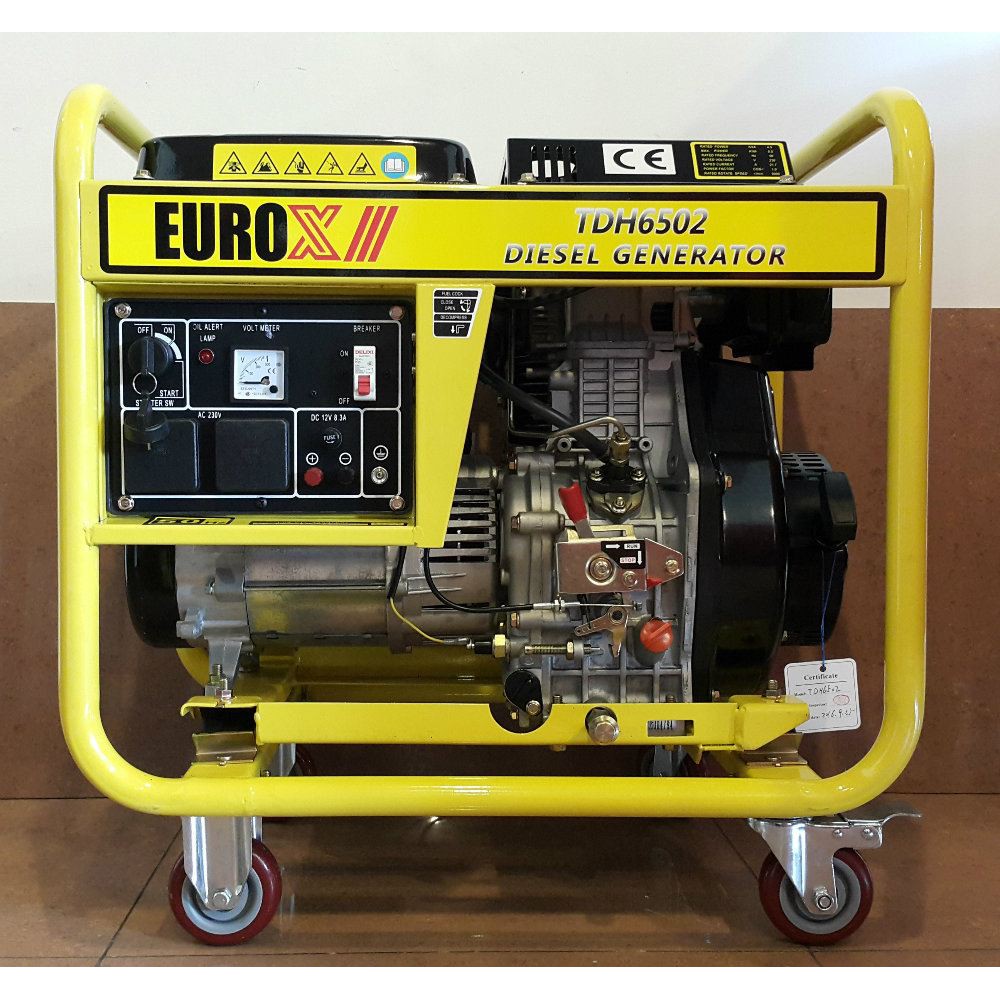 EuroX/Europower TDH6502 Diesel Generator 5000W | Shopee Malaysia