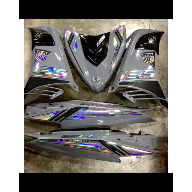 LC135 V2-V6 COVER SET CUSTOM rainbow carbon | Shopee Malaysia