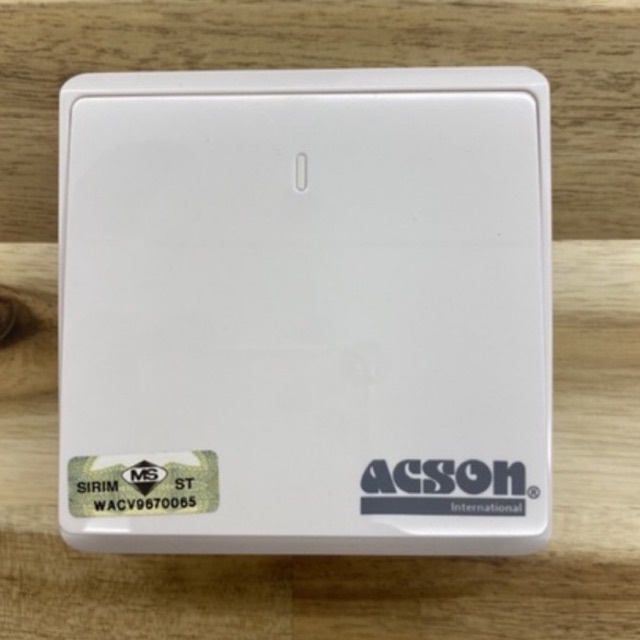 ACSON EASI-SWITCH 011 1 GANG 1 WAY SWITCH | Shopee Malaysia