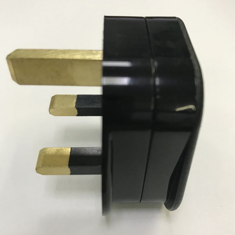 power plug 英规BS1363 铜脚 13a 电源线插头 PP料/MS589/A标准9518英式组装插头马来西亚SIRIM认证PP料 ...
