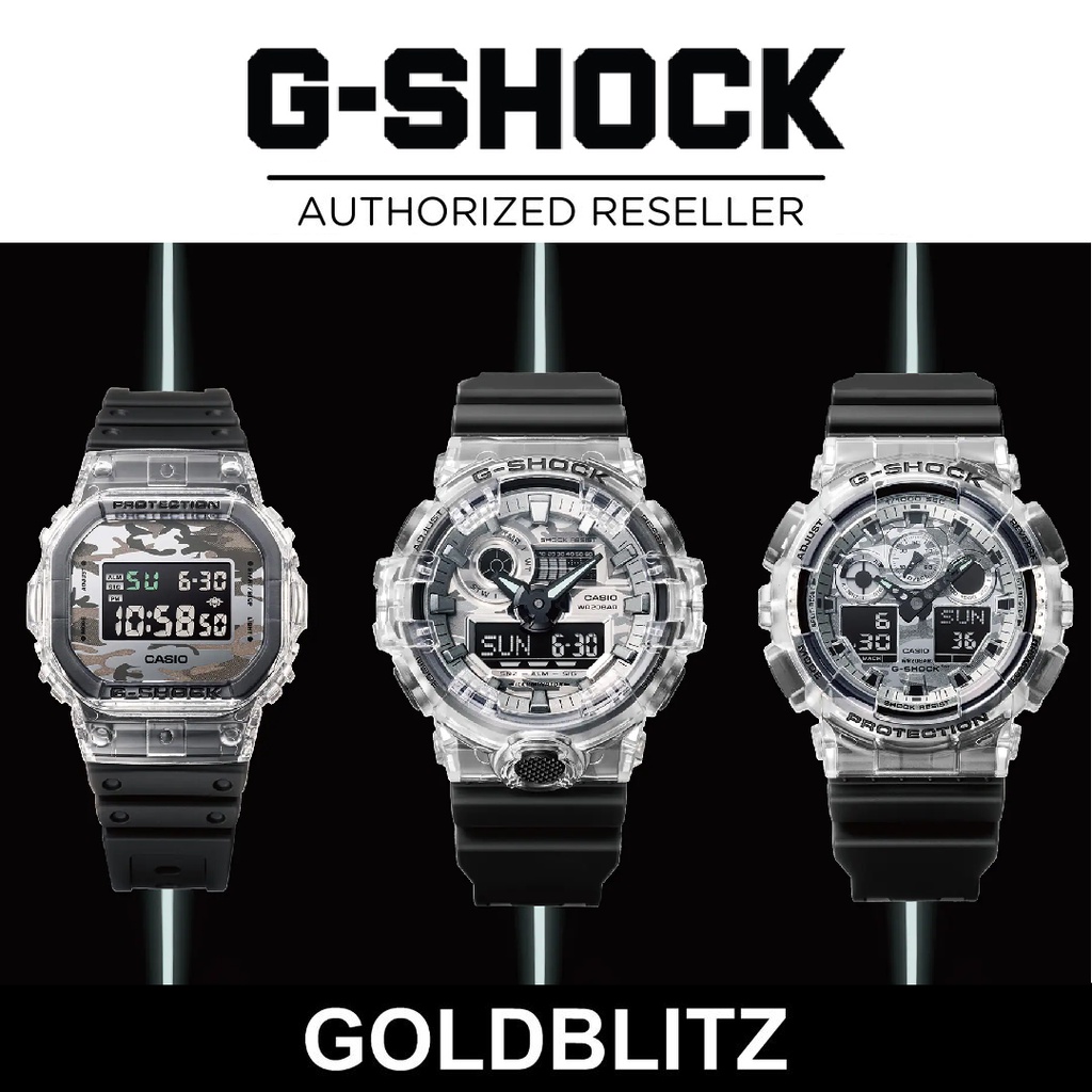 Casio G-Shock Skeleton Camouflage GA-700SKC-1A GA-100SKC-1A DW-5600SKC ...