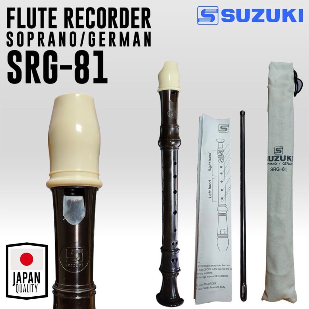 Original Suzuki Soprano SRG-81 Flute Recorder | Shopee Malaysia