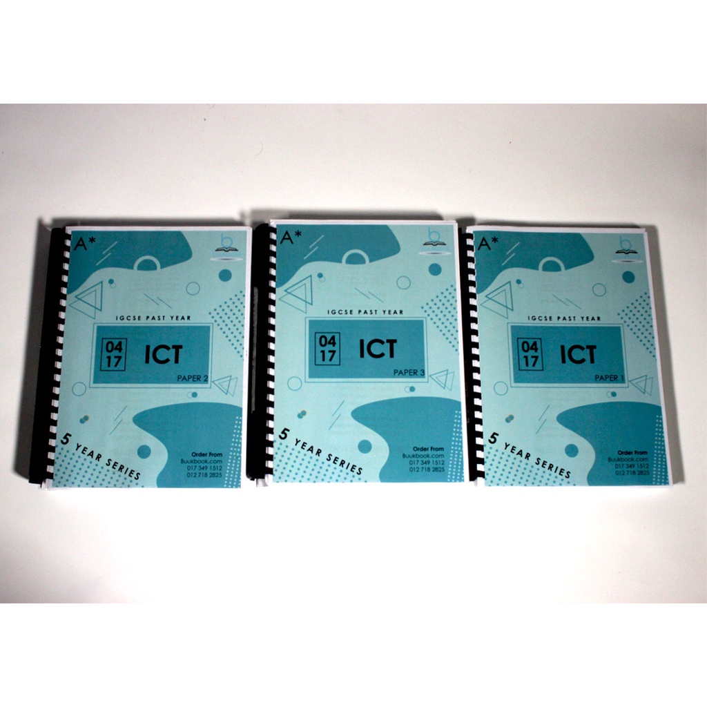 IGCSE Past Year Papers ICT 0417 5yr3v (printed in 2-in-1) | Shopee Malaysia