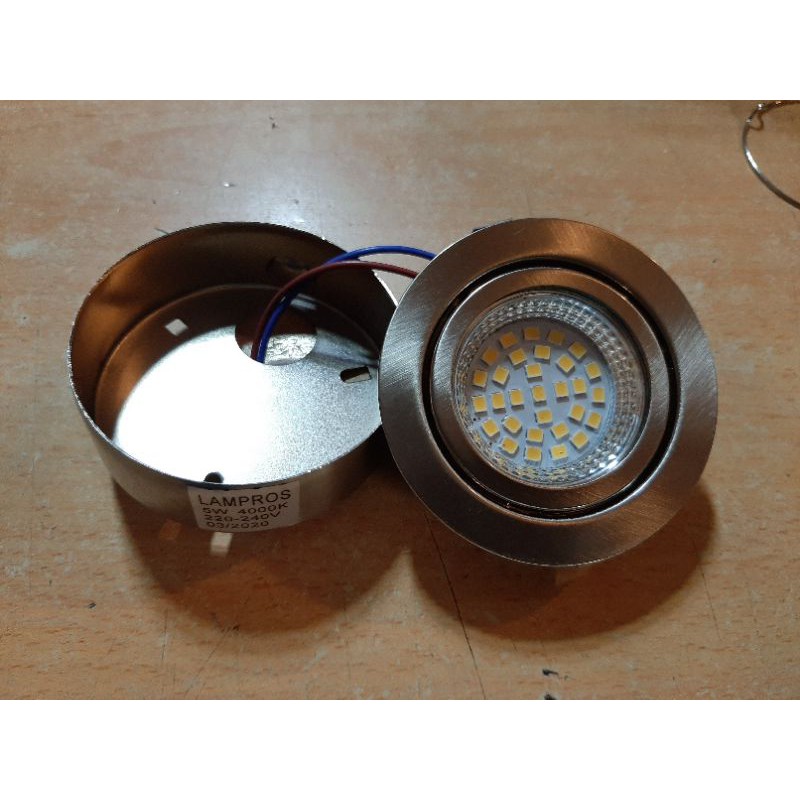 (Stainless Steel) Lampros 3W LED Surface Eyeball Conceal Eyeball ...