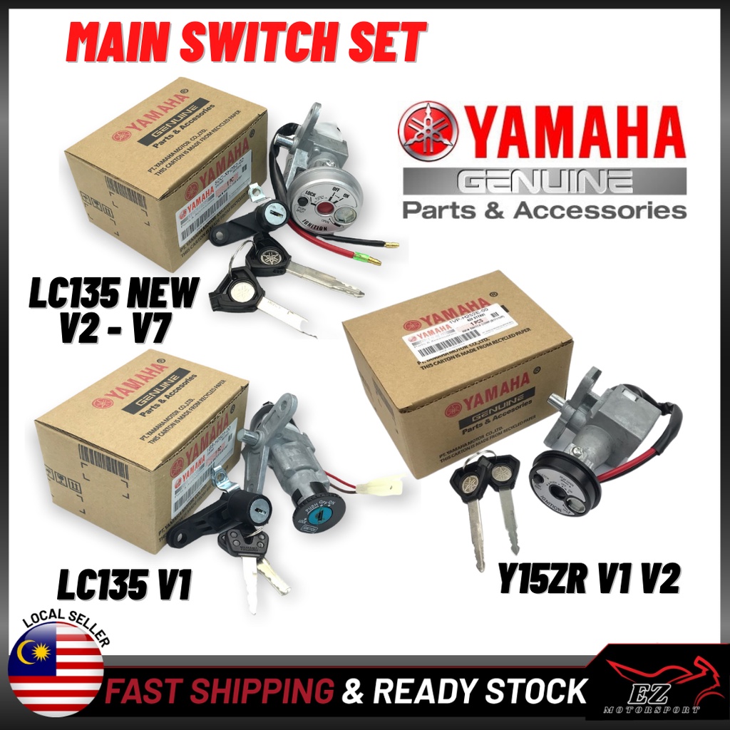 Yamaha 135LC LC135 v1 / v2 v3 v4 v5 v6 v7 / Y15 Y15ZR Main Switch Set Kunci Switch Set Original ...