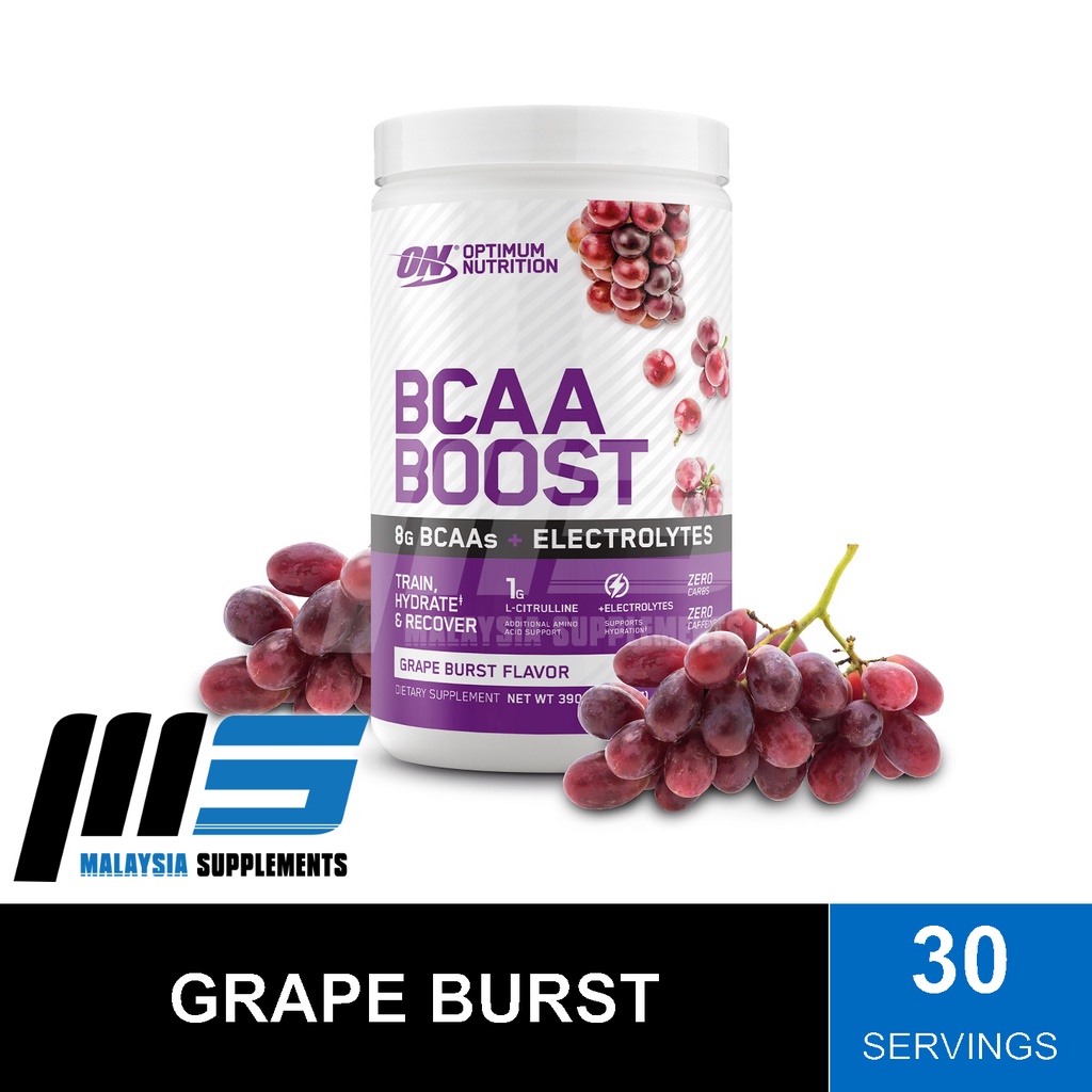 Optimum Nutrition BCAA Boost, 30 Servings - Post Workout, Amino Acid ...
