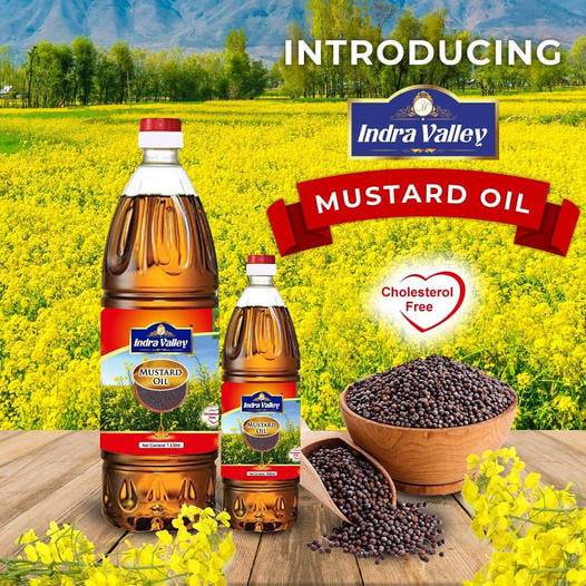 [NEW STOCK] INDRA VALLEY MUSTARD SEED COOKING OIL (500ML & 1L) | Shopee ...