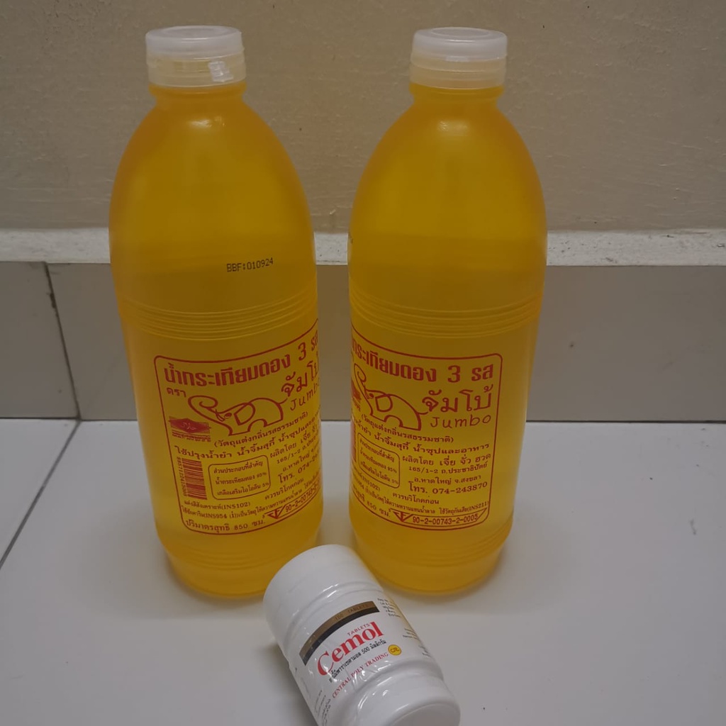 Siam Air Bawang Putih Jeruk Thai 850ml JUMBO Air Bawang Thailand ...