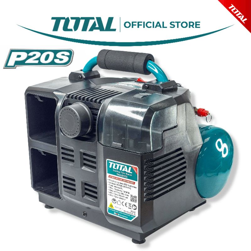 Total Li-ion Cordless Air Compressor 6L Combo Set TACLI2003 | Shopee ...