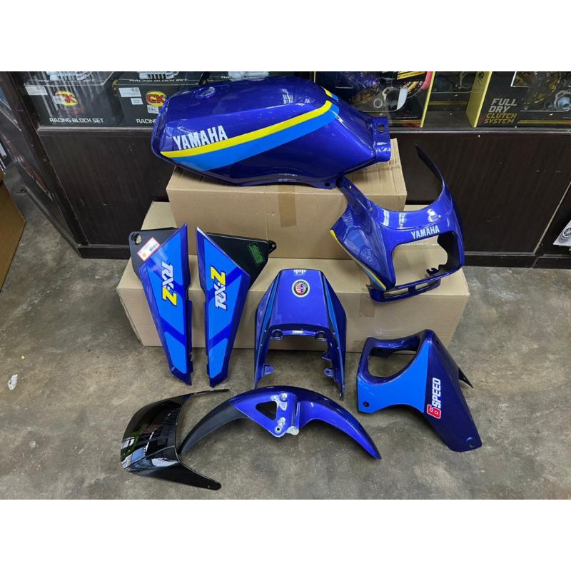 RXZ COVER SET HITAM CUSTOM FULL SET READY STOCK WITH TANK | Shopee Malaysia