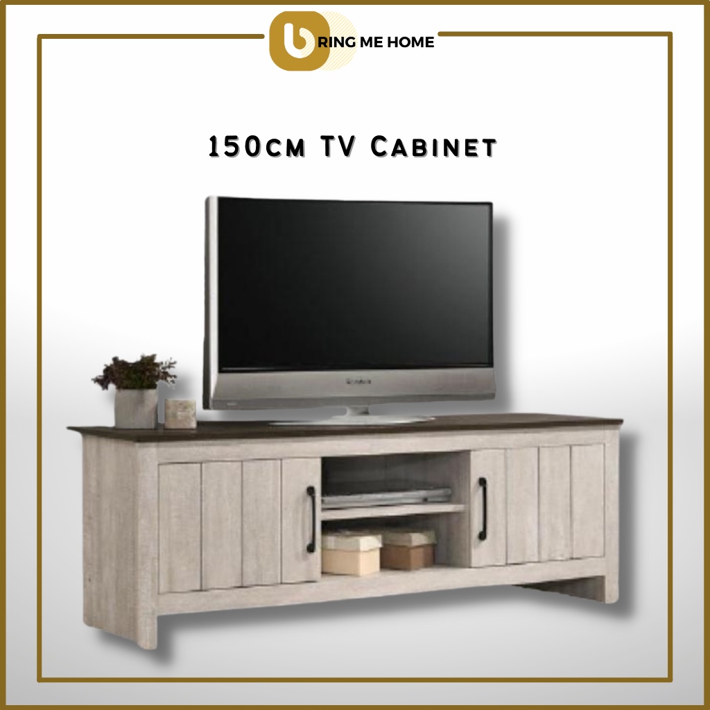 JEAN 5FT TV Cabinet 5FT TV Rack Meja TV TV Cabinet TV Console Cabinet ...
