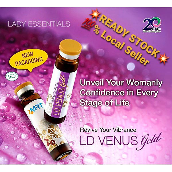 💥READY STOCK💥 Elken Ld Venus Gold - Lady Essentials (10ML X 20 bottles ...