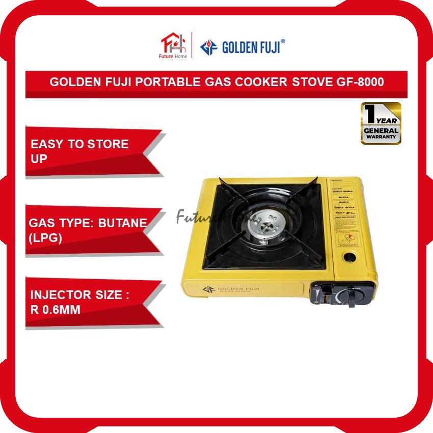 Golden Fuji 1 Burner Portable Gas Cooker Stove GF-8000 | Shopee Malaysia