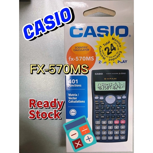 CASIO FX-570MS Calculator | Shopee Malaysia