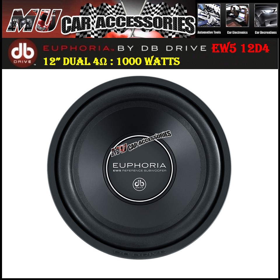 db Drive EW5 12D4 12” Dual 4Ω Subwoofer (1000Watts) | Shopee Malaysia