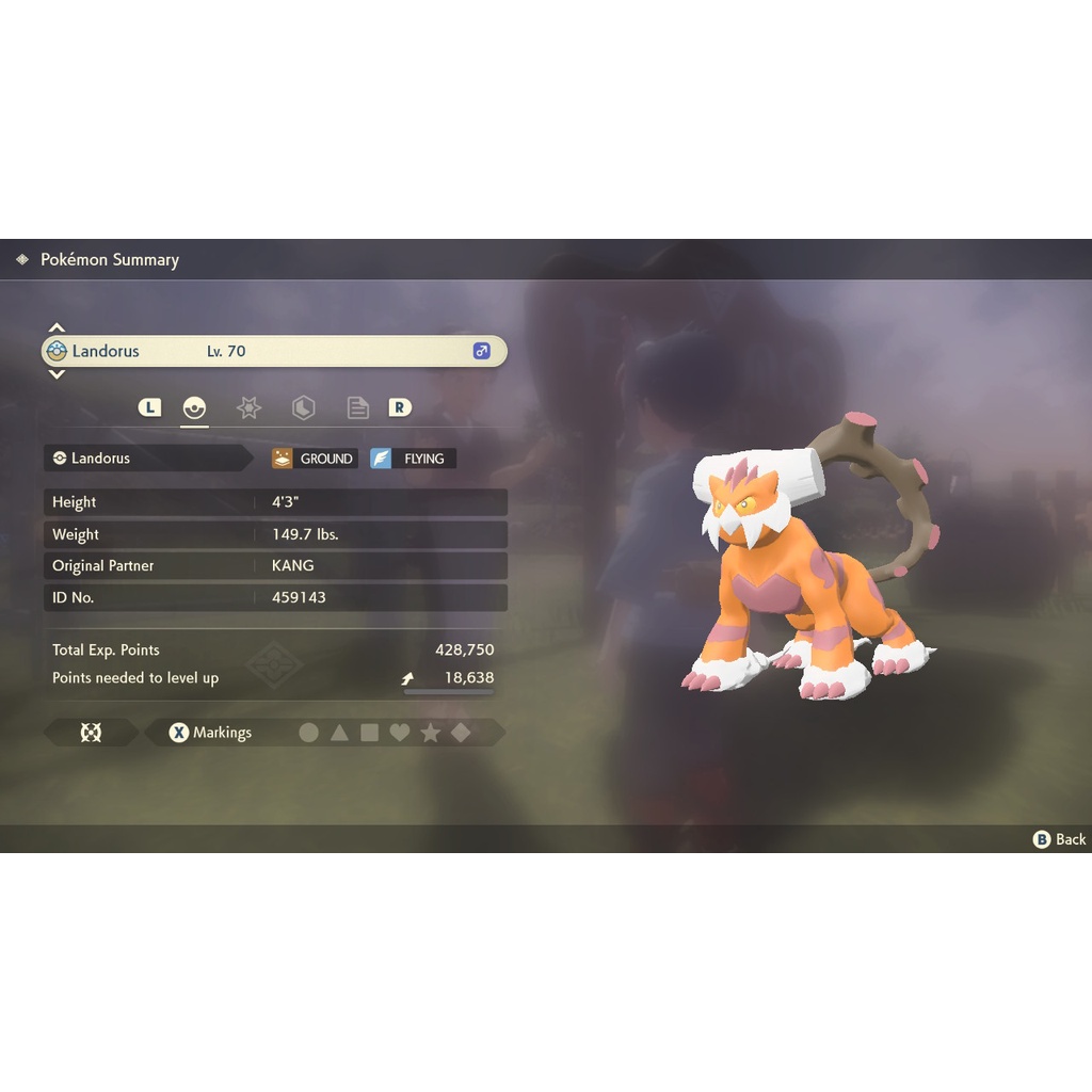 Pokemon Legends: Arceus - 6IV Landorus (Therian form) | Shopee Malaysia