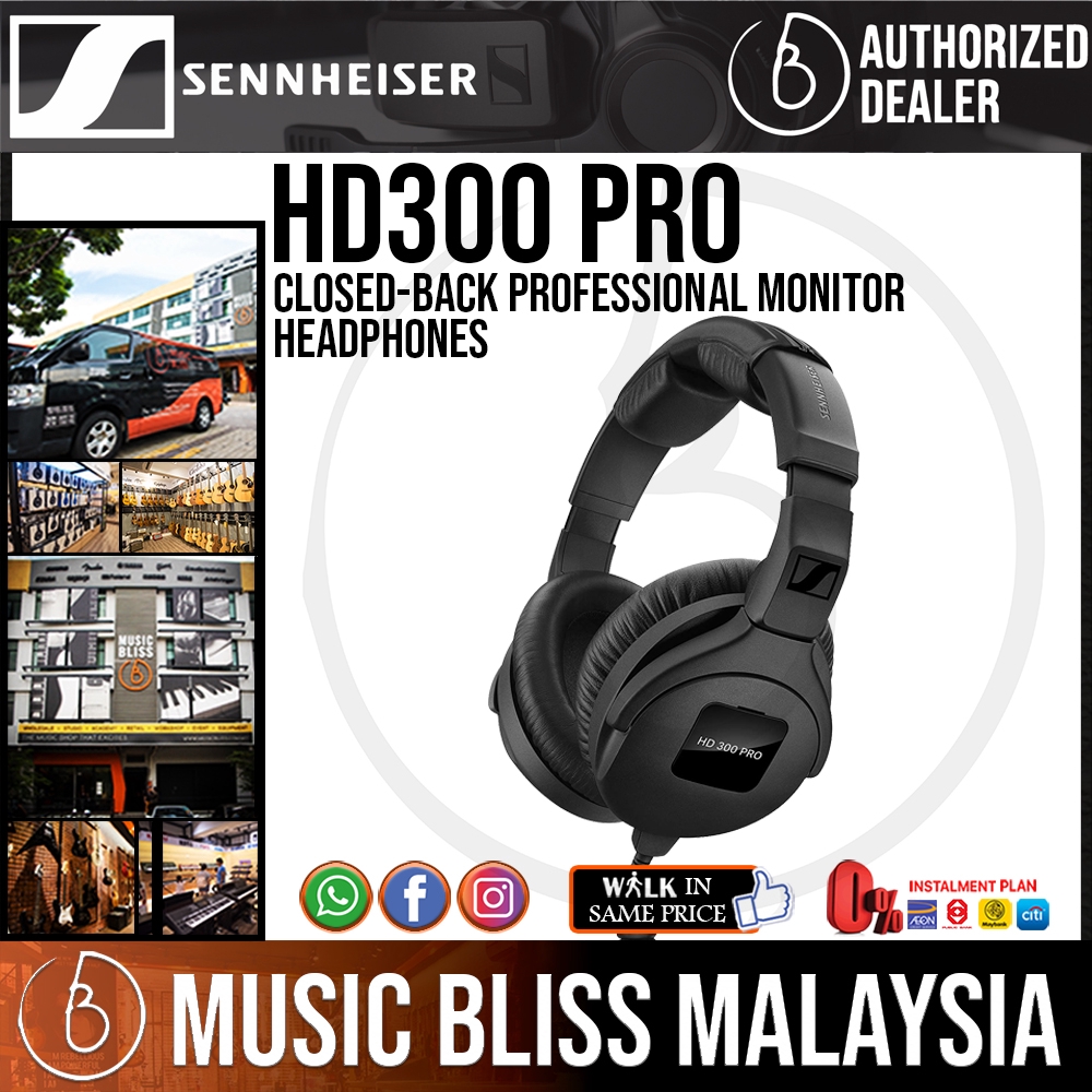 Sennheiser HD 300 PRO Closed-back Professional Monitor Headphones ...