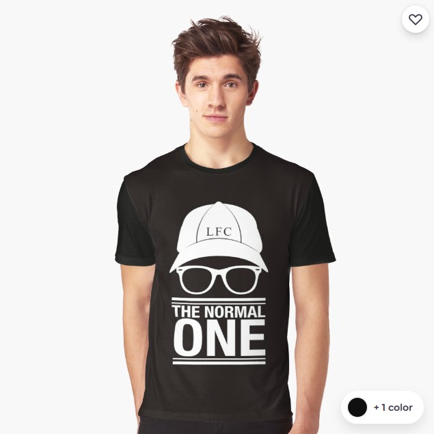 Liverpool Klopp The Normal One Black/White | Shopee Malaysia