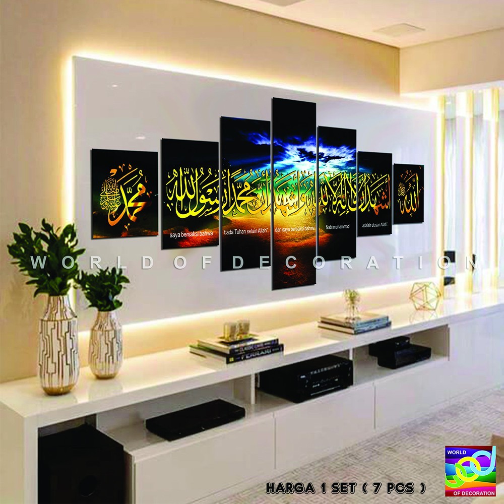 HIASAN DINDING Modern Wall Decoration Kitchen Living Room Thick Luxury ...