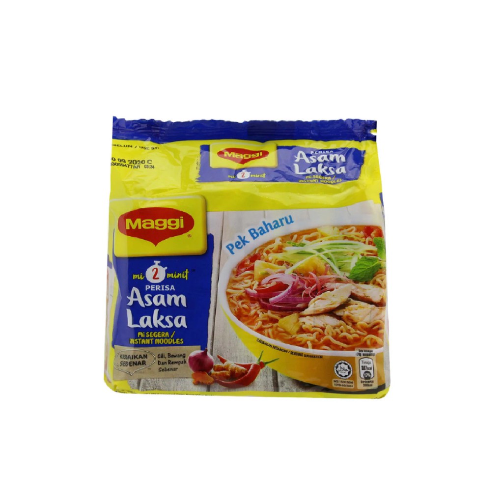 Maggi Asam Laksa Instant Noodles 5SX78GM | Shopee Malaysia