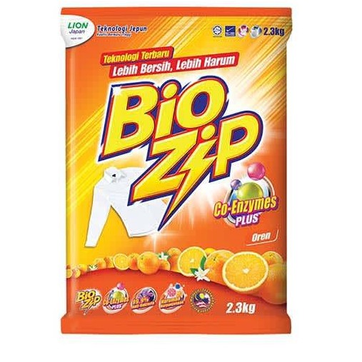 BIOZIP DETERGENT POWDER (2.3KG) | Shopee Malaysia