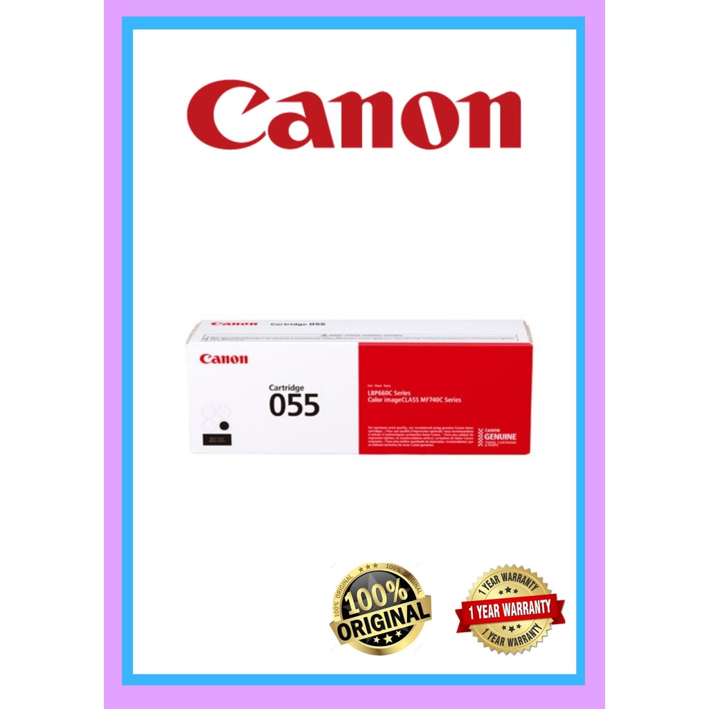 CANON 055 ORIGINAL TONER CARTRIDGE 055 BK / C / M / Y TONER For ...