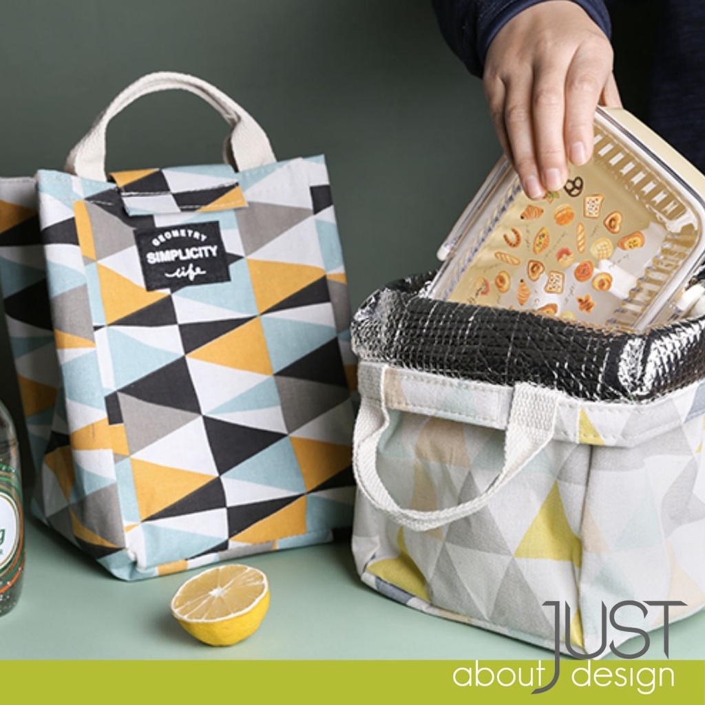 Lunch Box Bag Beg Bekal Makanan Kerja Lunch Bag Aestheticl Insulated ...