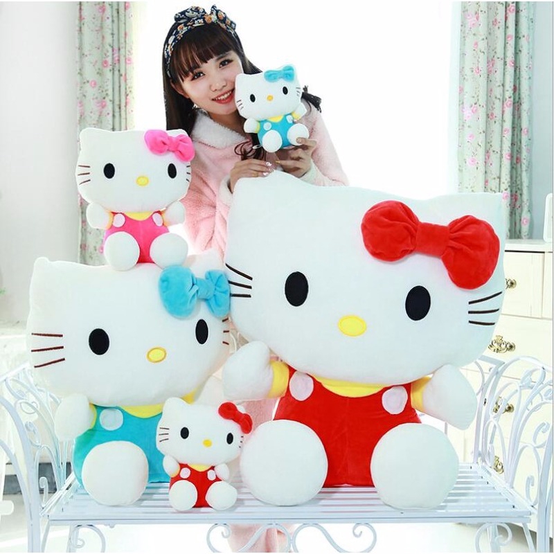 Hello Kitty Stuffed Toys Girls Plush Dolls Kids Birthday Christmas Gift ...