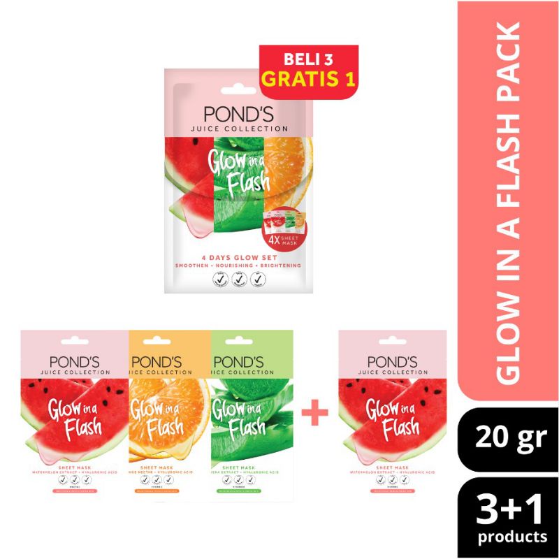 Ponds Juice Collection Buy 3 Get 1 FREE | Ponds Juice Collection Mask ...