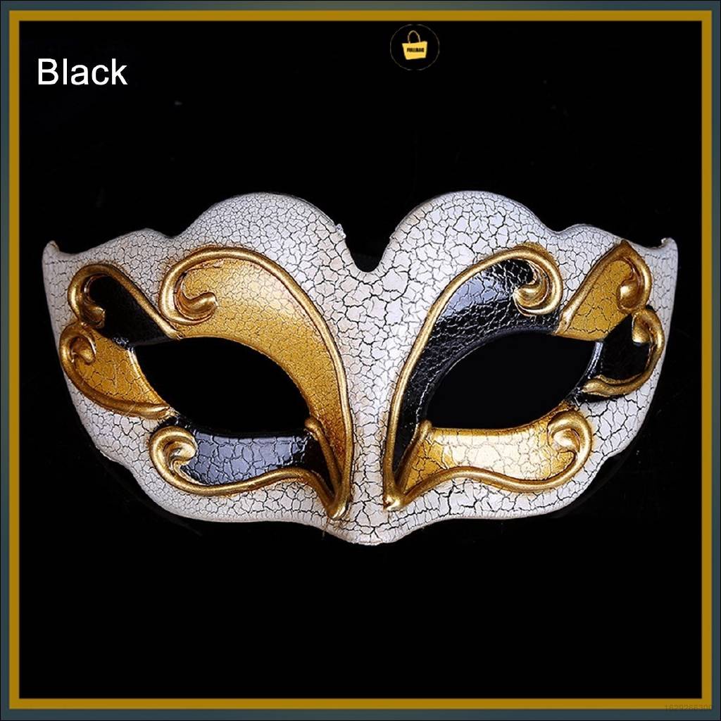 SY1 Fullbag Venetian Ball Masks Upper Crack Half Face Masquerade ...
