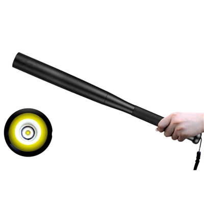 Self-Defense Baseball Bat Flashlight (BLACK) | Shopee Malaysia