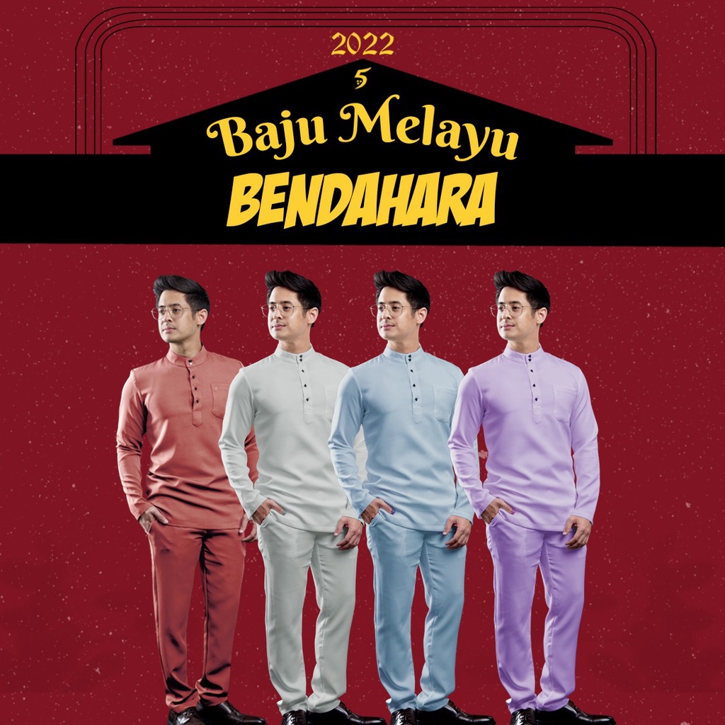 SALE! BAJU MELAYU BENDAHARA SLIMFIT LIMA WAKTU HQ | Shopee Malaysia